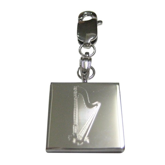 Kiola Designs | Accessories | Etched Harp Musical Instrument Zipper ...